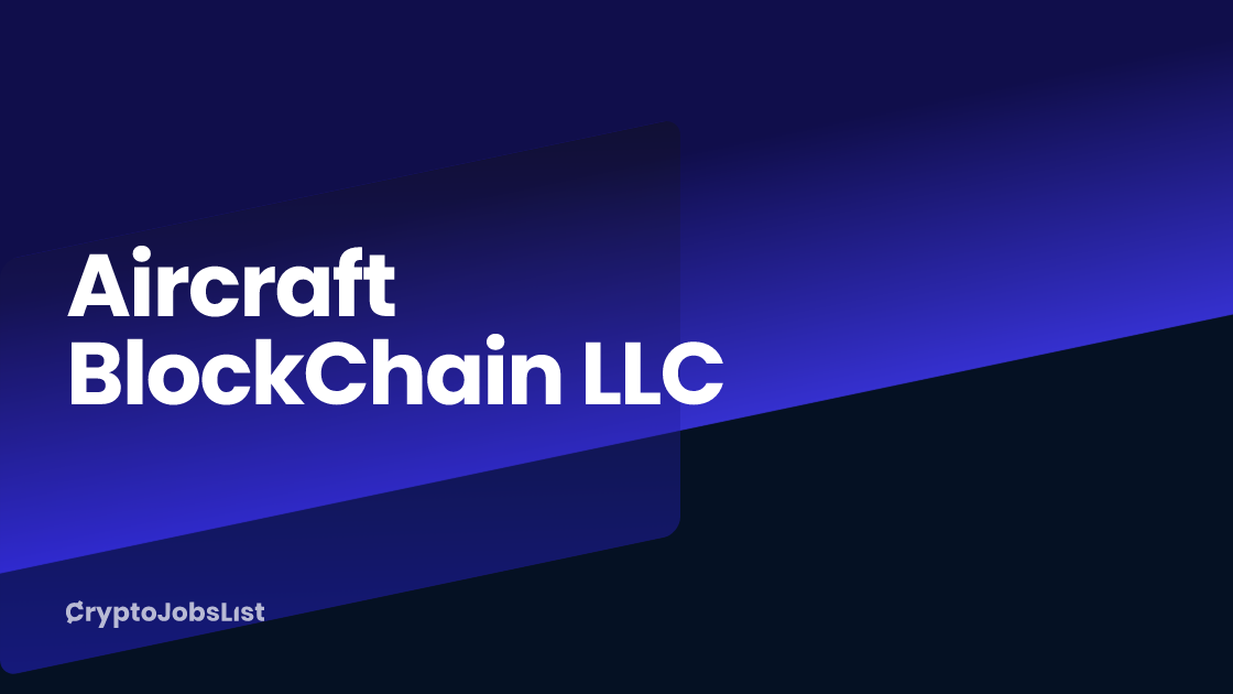 Aircraft BlockChain LLC Jobs