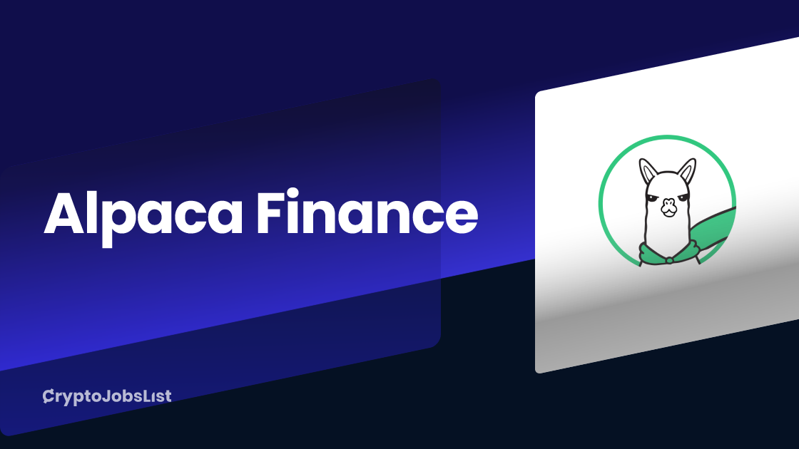 Alpaca Finance Jobs