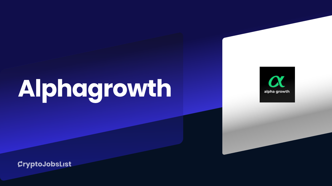 Alphagrowth Jobs