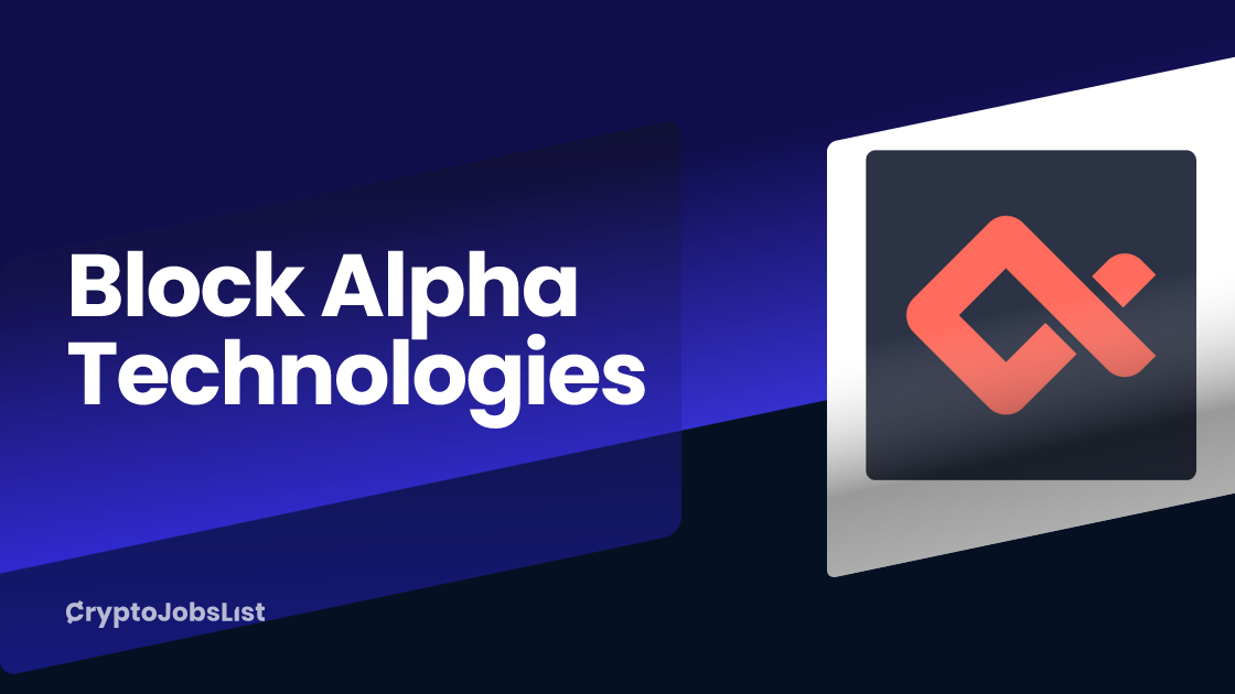 Block Alpha Technologies Jobs