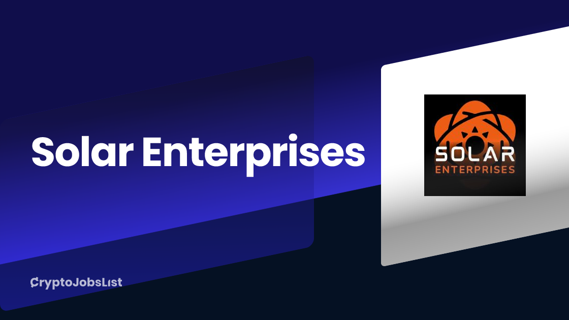 Solar Enterprises Jobs