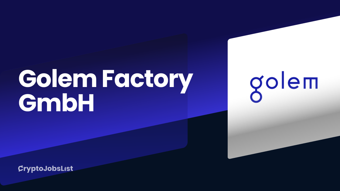 Golem Factory GmbH Jobs