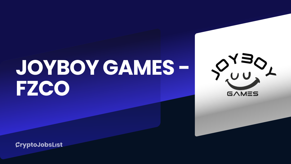 JOYBOY GAMES - FZCO Jobs