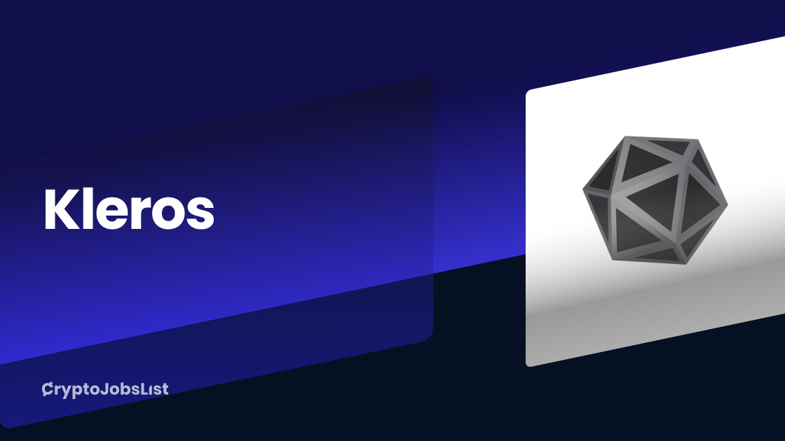 Kleros Jobs (2 jobs open in Oct 2025)