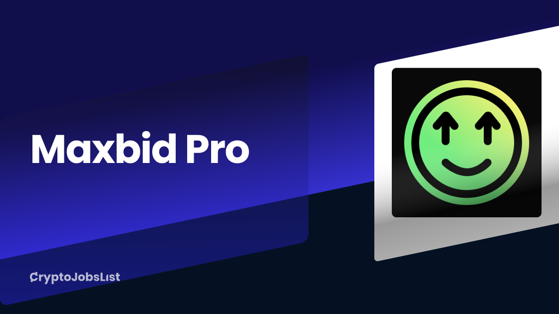 Maxbid Pro Jobs
