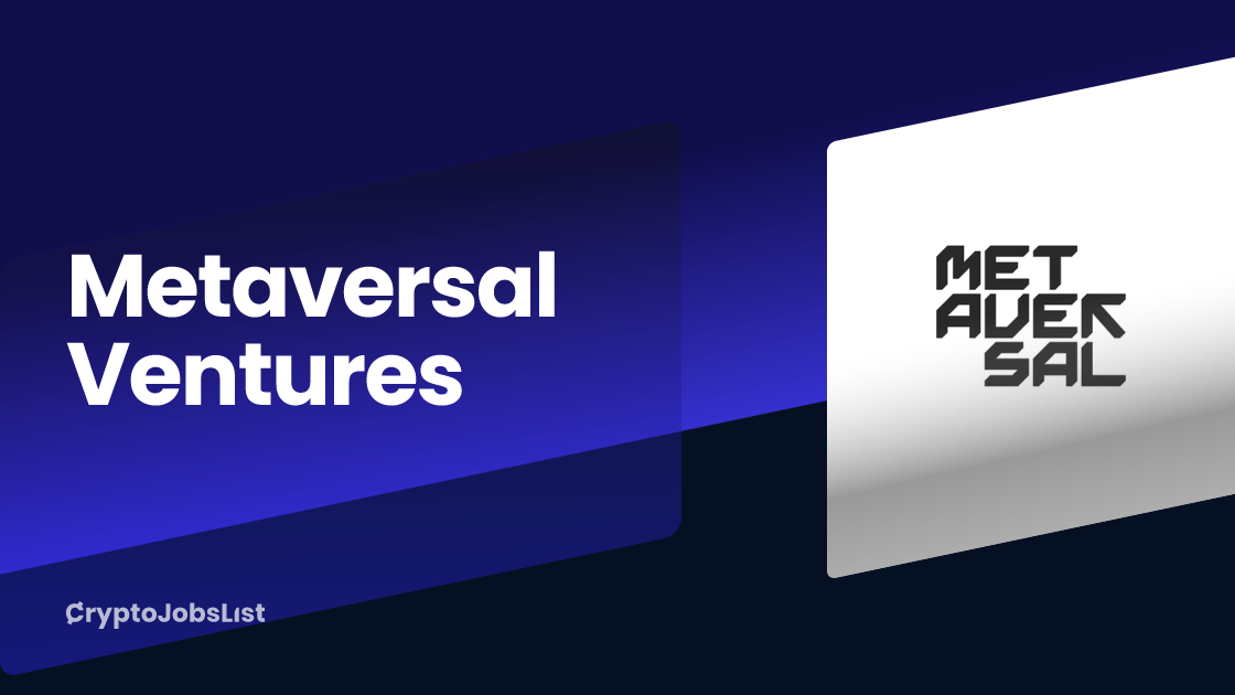 Metaversal Ventures Jobs