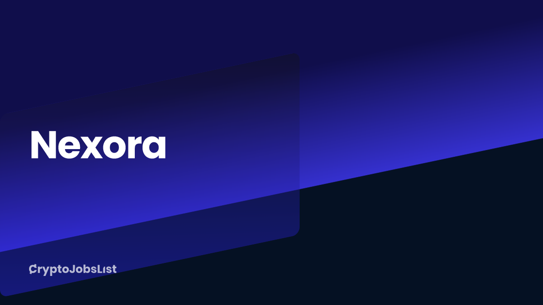 Nexora | Web3 Jobs, Company Overview, Reviews | May 2026