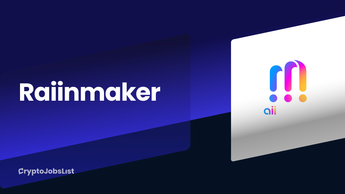 Raiinmaker Jobs