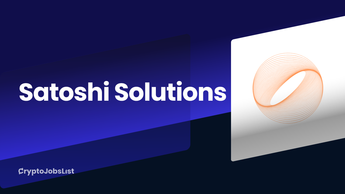 Satoshi Solutions Jobs