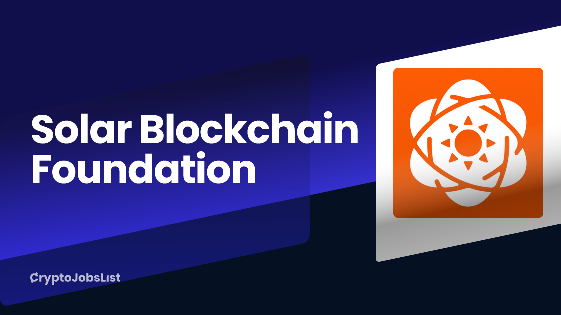 Solar Blockchain Foundation Jobs