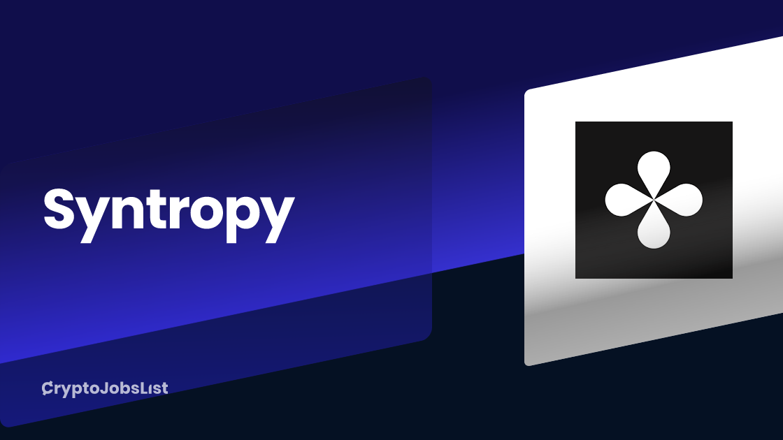 Syntropy Jobs