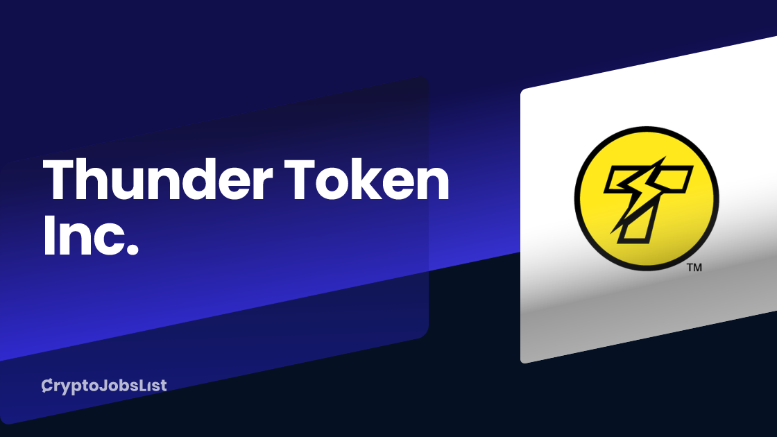 Thunder Token Inc. Jobs