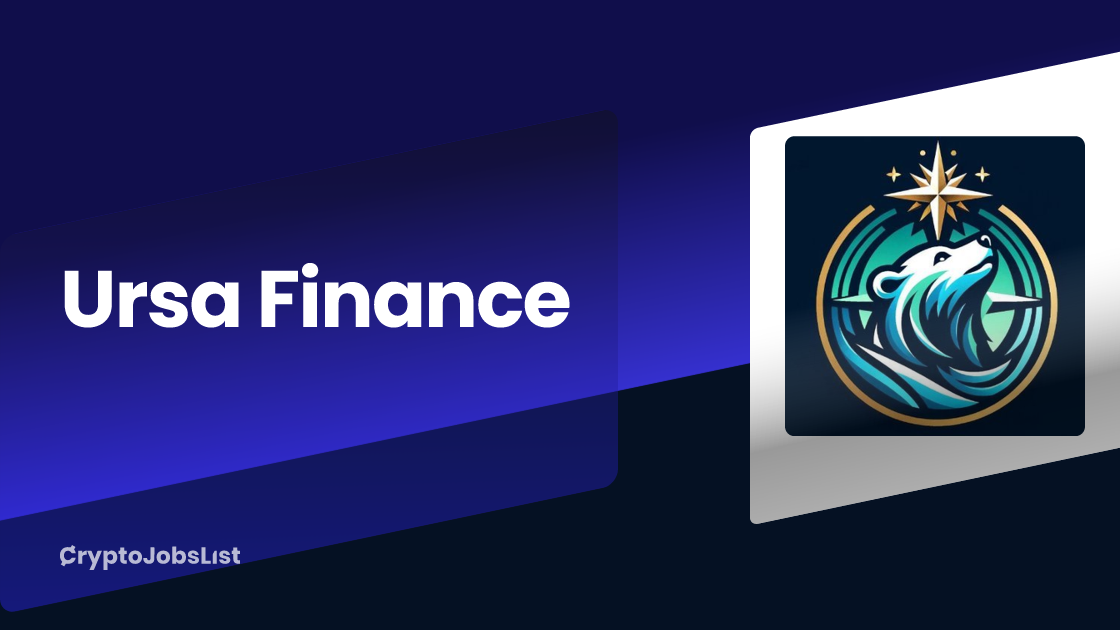 Ursa Finance Jobs