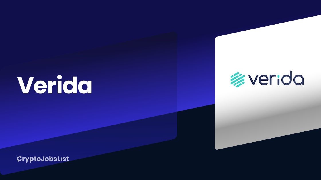 Verida Jobs & Careers. 6 closed jobs | Crypto Jobs List