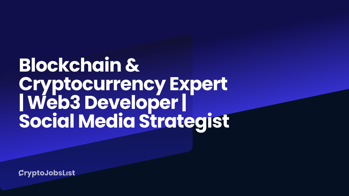 @faheemkubar - Blockchain & Cryptocurrency Expert | Web3 Developer | Social Media Strategist in ...