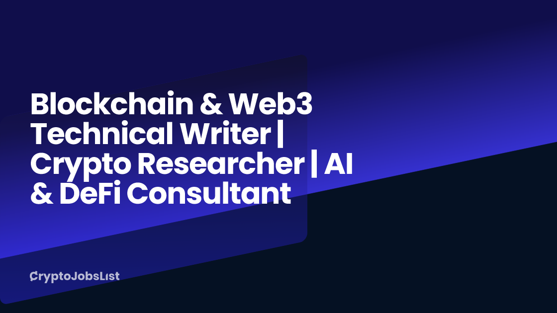 @aremionofficial - Blockchain & Web3 Technical Writer | Crypto Researcher | AI & DeFi Consultant ...