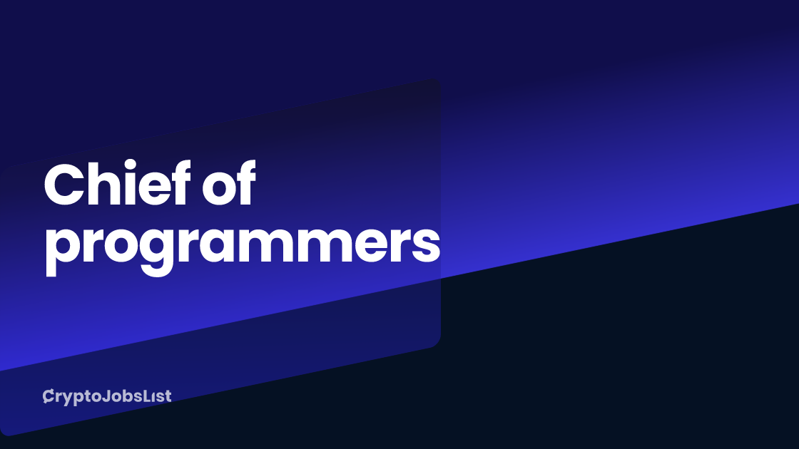 @euler_team - Chief of programmers. Remote, Part-time, Full-time.