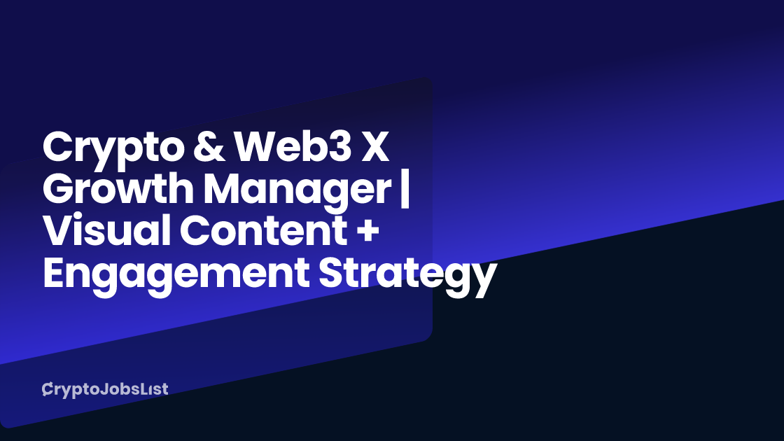 @binoyonchain - Crypto & Web3 X Growth Manager | Visual Content + Engagement Strategy in ...