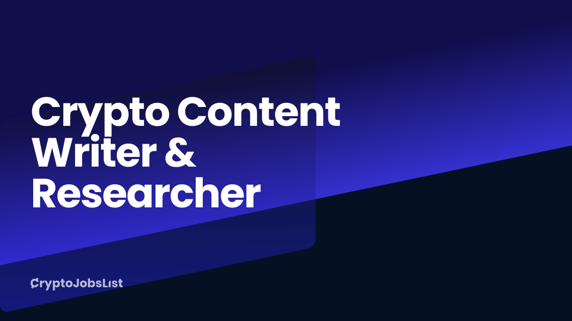 @candymomo - Crypto Content Writer & Researcher in US . Remote, Part-time, Full-time. In crypto ...