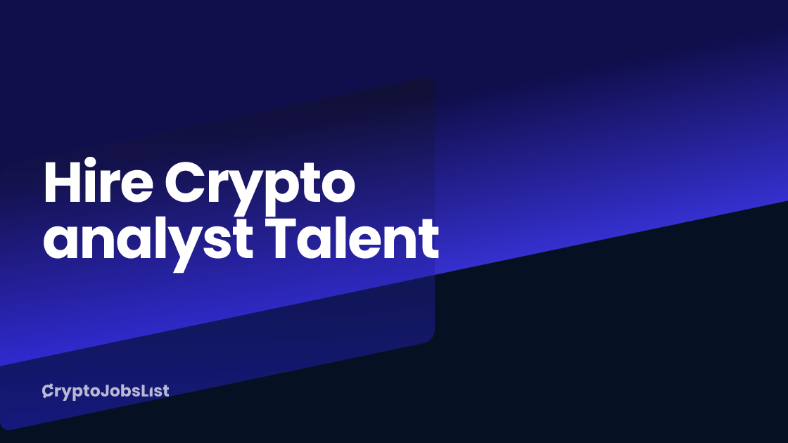 Crypto analyst Talent For Hire . Find and hire Top Cryptocurrency ...