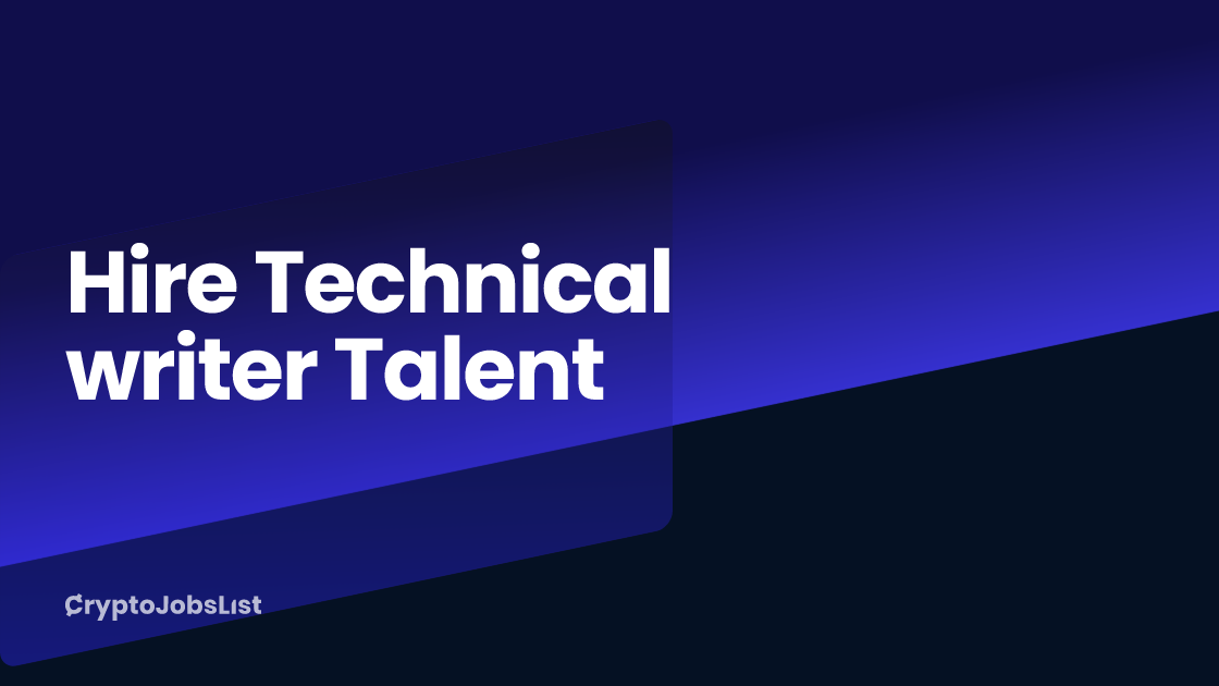 Technical writer Talent For Hire . Find and hire Top Cryptocurrency ...