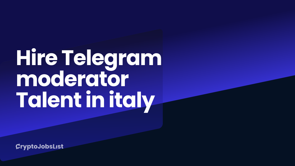 Hire Telegram moderator Talent in italy. Find and Hire Top ...