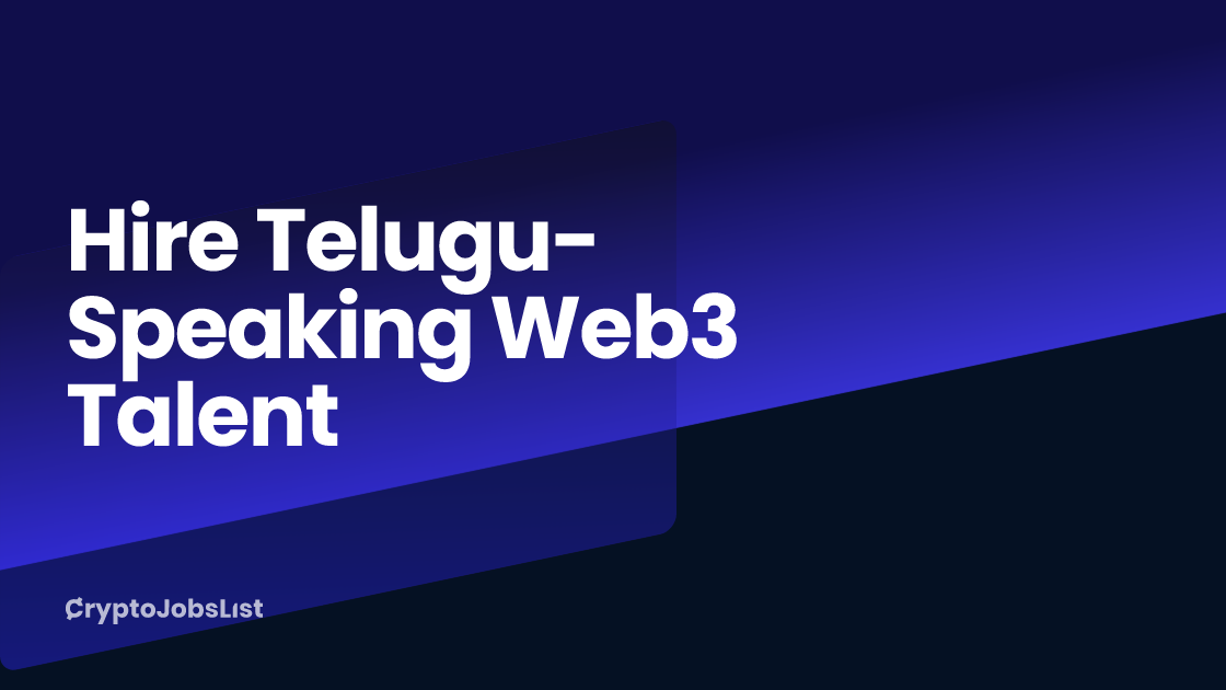 Hire Telugu-Speaking Web3 Developers & Designers | 59+ Profiles (2026)