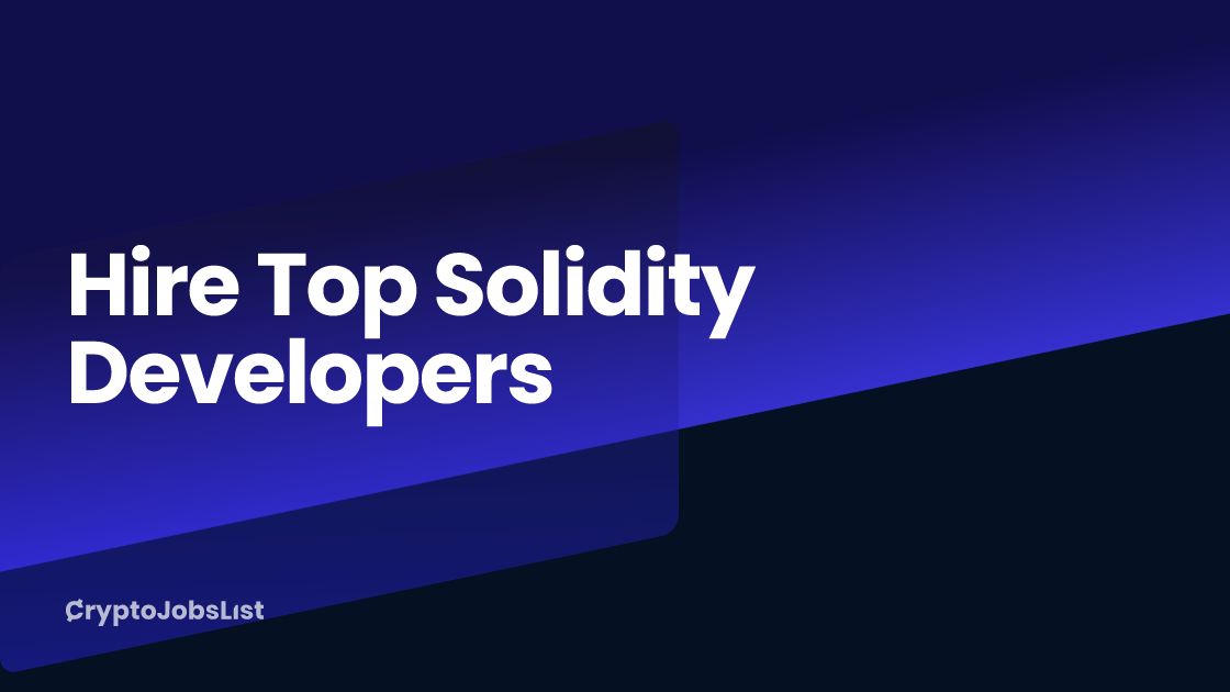 Hire Top Solidity Developers (701 Profiles)