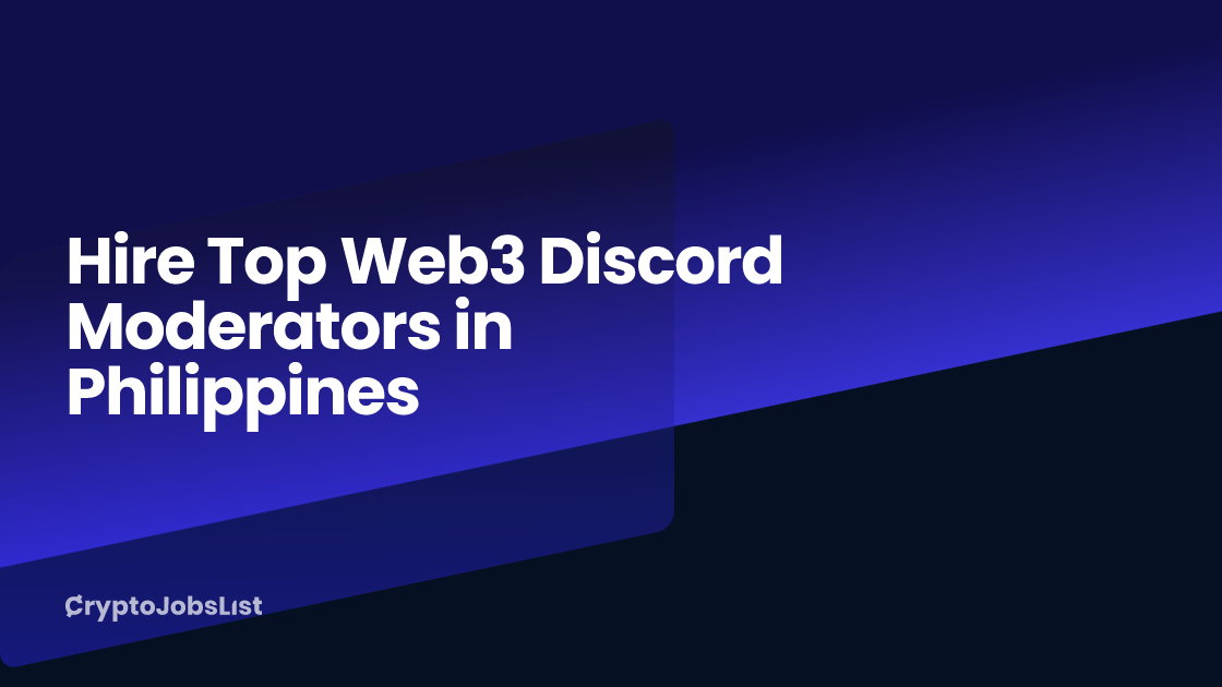 Hire Top Web3 Discord Moderators in Philippines (204 Profiles)