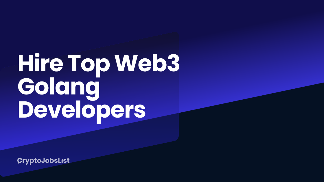 Hire Top Web3 Golang Developers (660 Profiles)