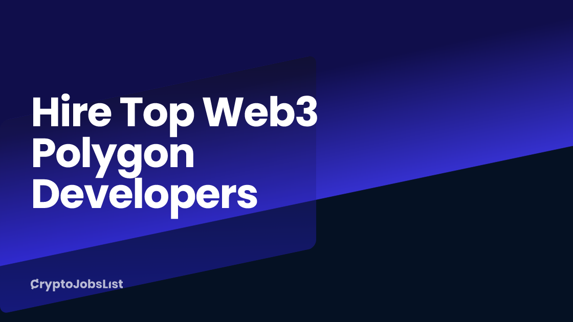 Hire Top Web3 Polygon Developers (711 Profiles)