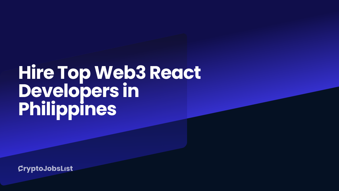 Hire Top Web3 React Developers in Philippines (31 Profiles)