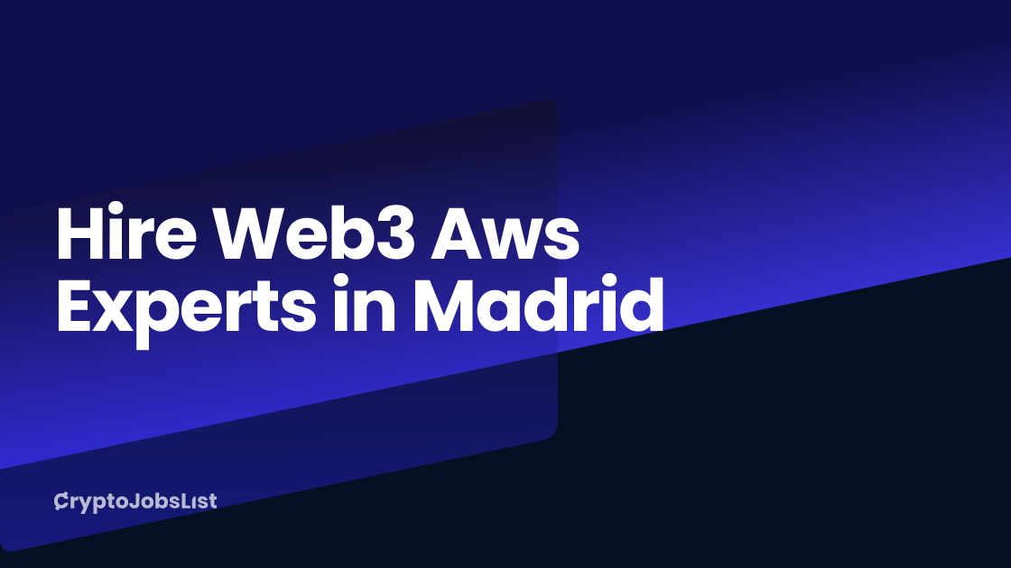 Hire Web3 Aws Experts in Madrid. 10 profiles - July 2024