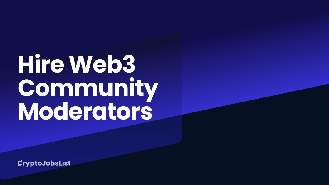 Hire Web3 Community Moderators. 7,542 profiles - December 2024