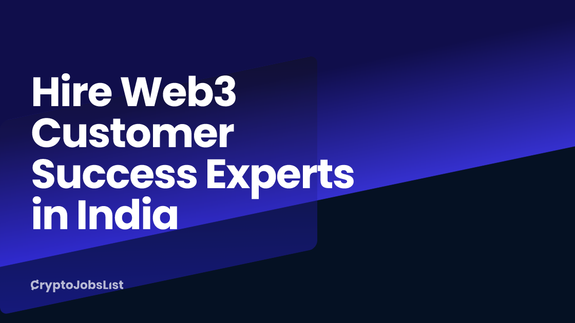 Hire Web3 Customer Success Experts in India. 655 profiles - July 2024