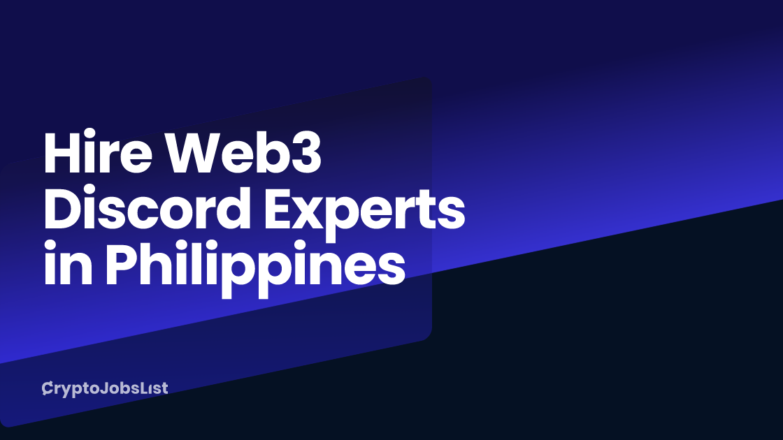 Hire Web3 Discord Experts in Philippines (108 profiles) - February 2025