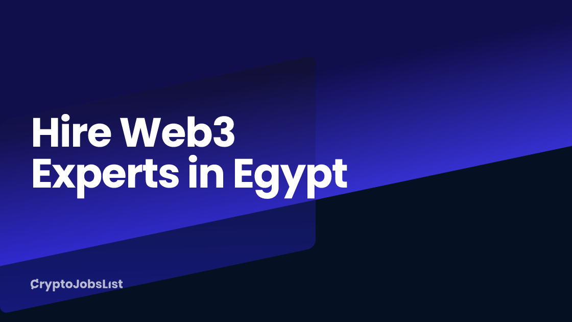 Hire Web3 Experts in Egypt. 13 profiles - June 2024