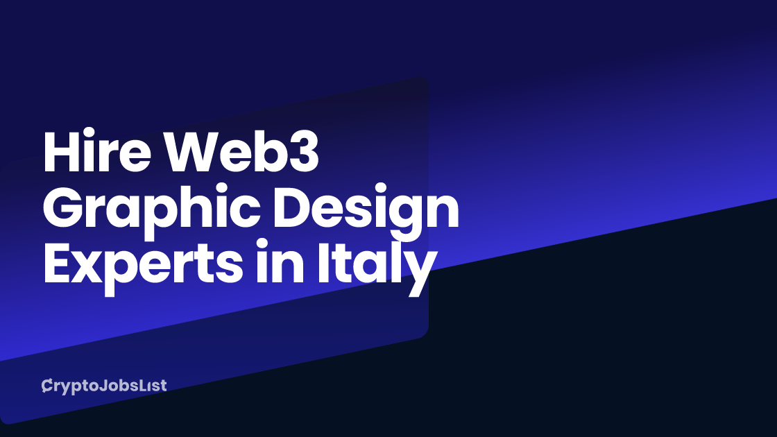 Hire Web3 Graphic Design Experts in Italy. 73 profiles - October 2024