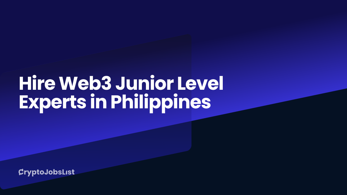 Hire Web3 Junior Level Experts in Philippines. 88 profiles - August 2024