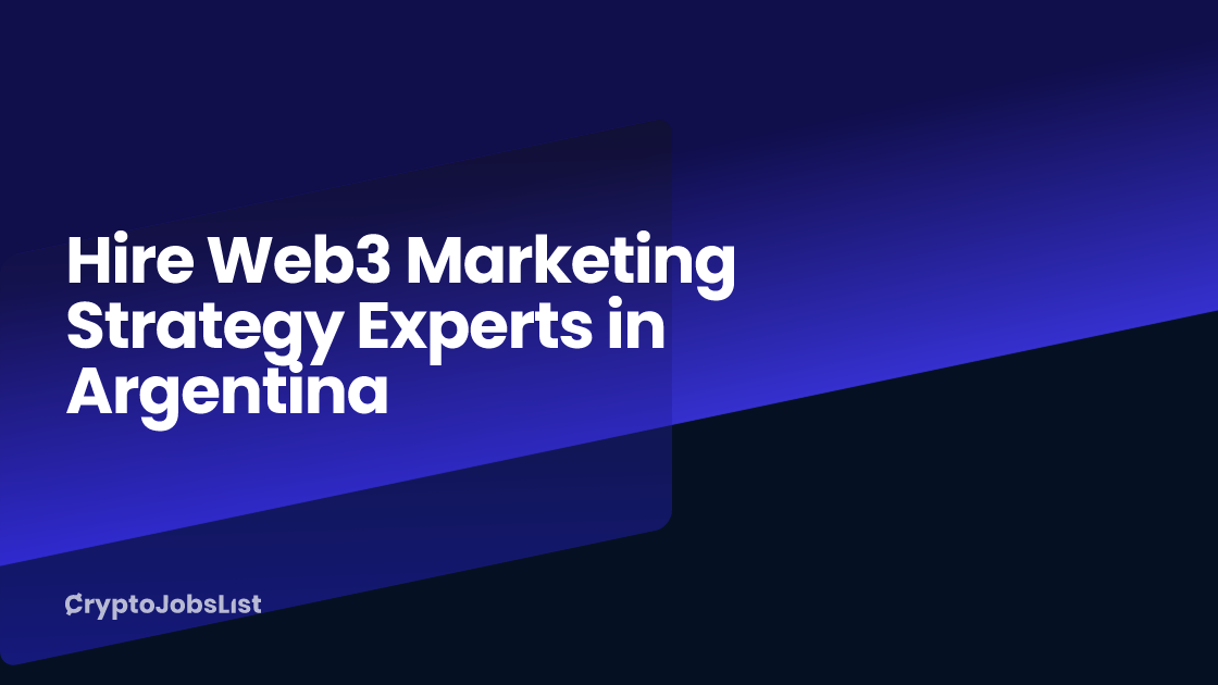 Hire Web3 Marketing Strategy Experts in Argentina. 161 profiles ...