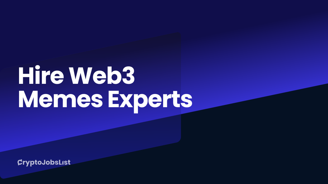Hire Web3 Memes Experts (630 profiles) - March 2025