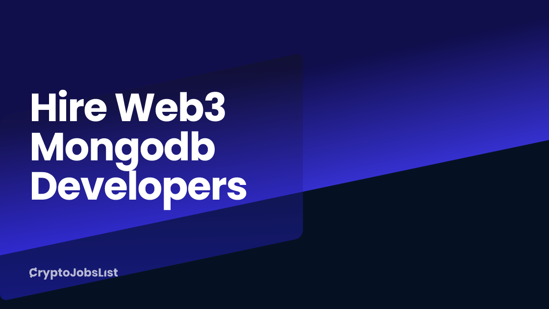 Hire Web3 Mongodb Developers. 1,484 profiles - September 2024