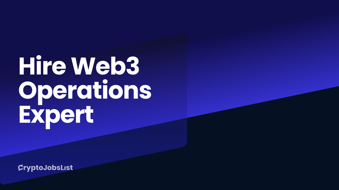 Hire a Web3 Operations Expert | 510+ Vetted Profiles (2026)