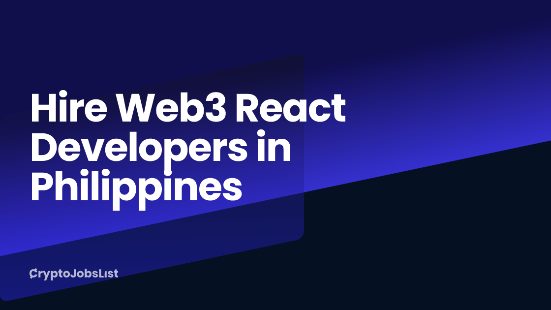 Hire Web3 React Developers in Philippines. 24 profiles - July 2024