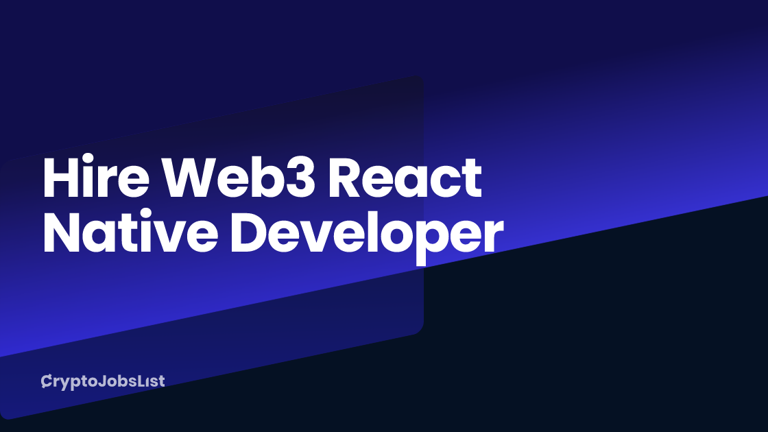 Hire a Web3 React Native Developer | 40+ Vetted Profiles (2026)