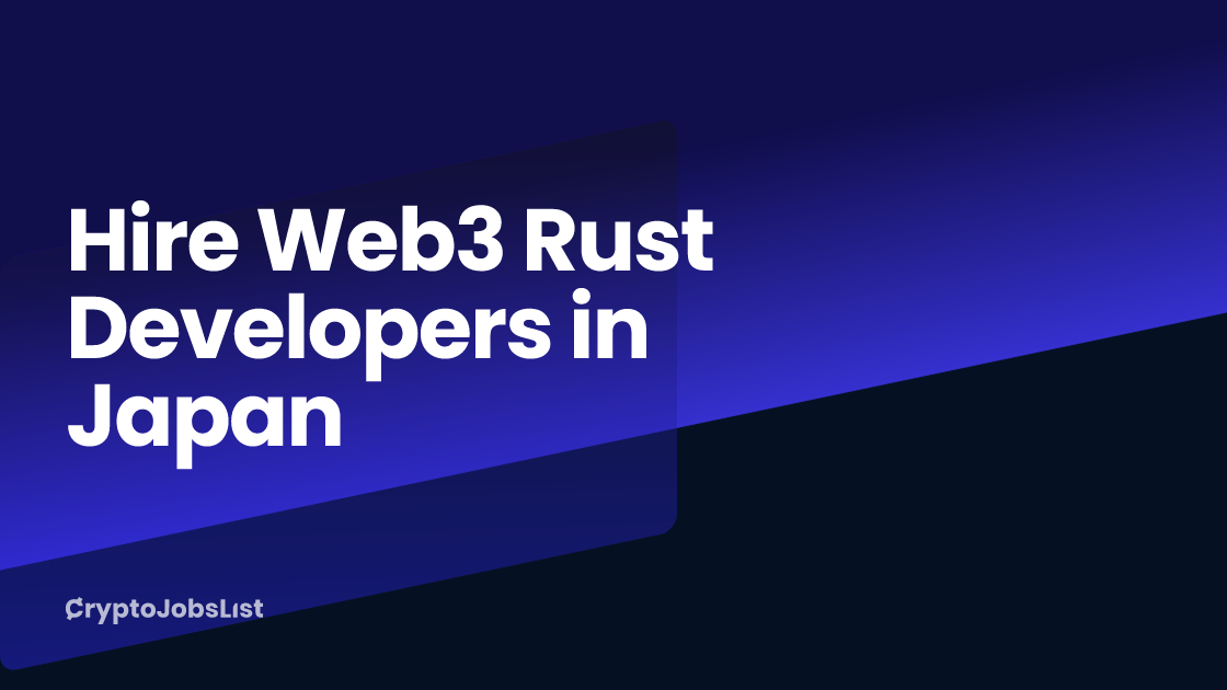 Hire Web3 Rust Developers in Japan (43 profiles) - March 2025