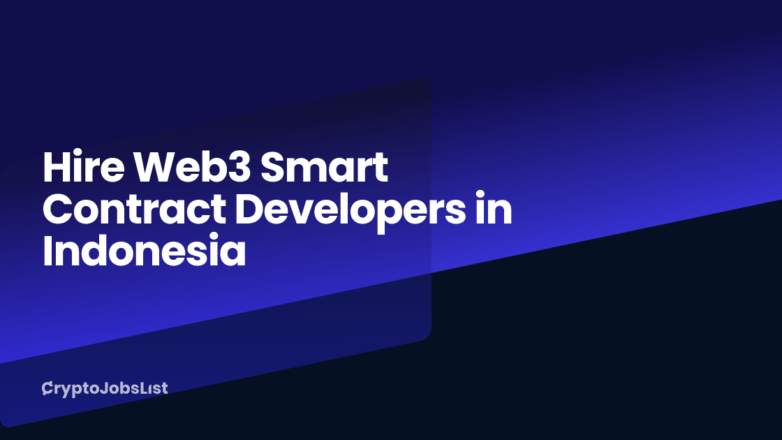 Hire Web3 Smart Contract Developers in Indonesia. 39 profiles ...