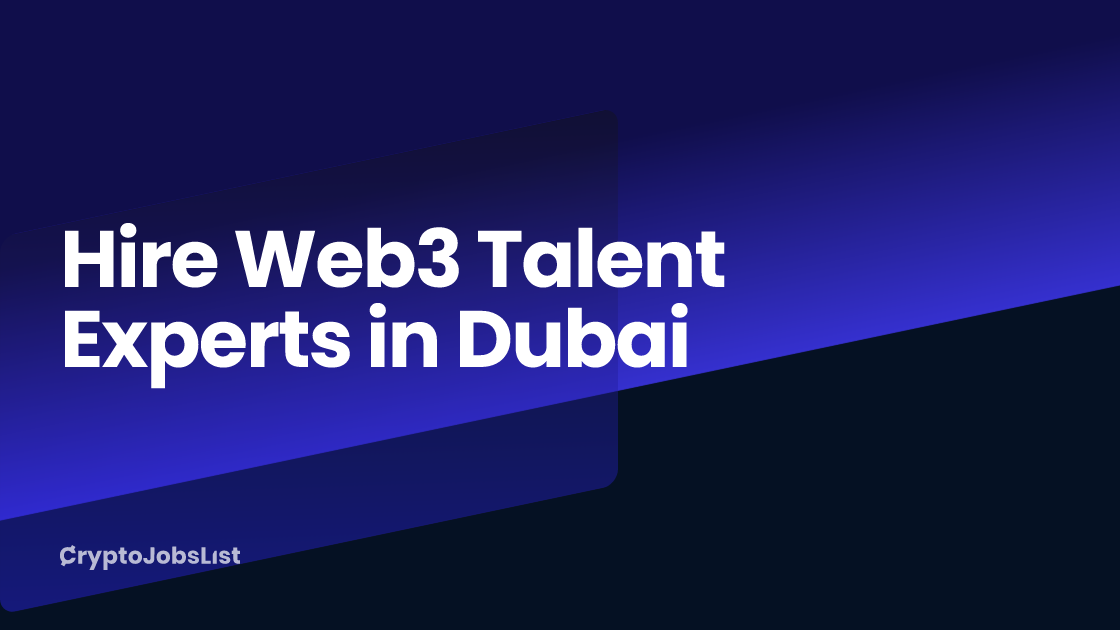 Hire Web3 Talent Experts in Dubai. 17 profiles - July 2024