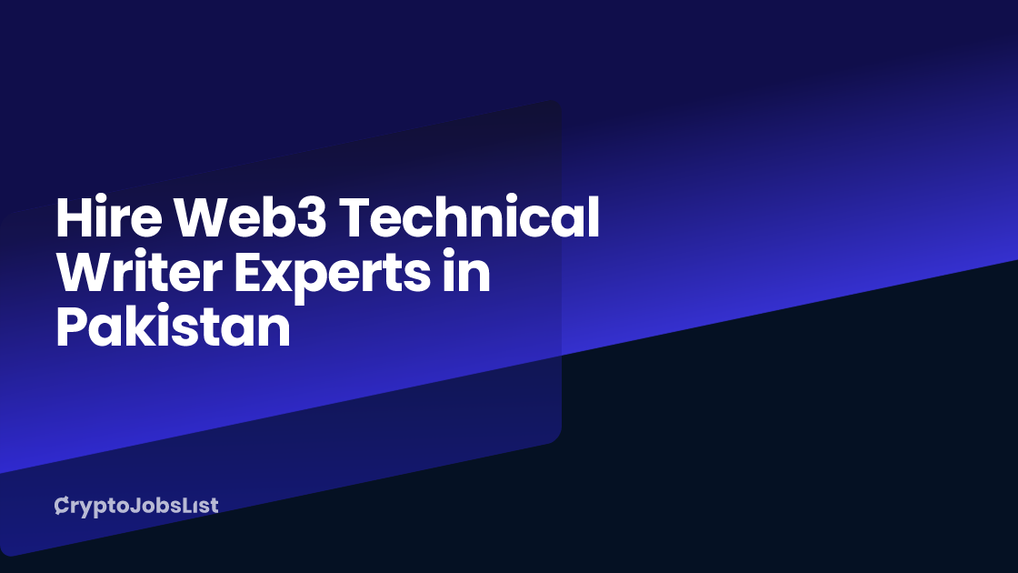 Hire Web3 Technical Writer Experts in Pakistan. 127 profiles - October 2024