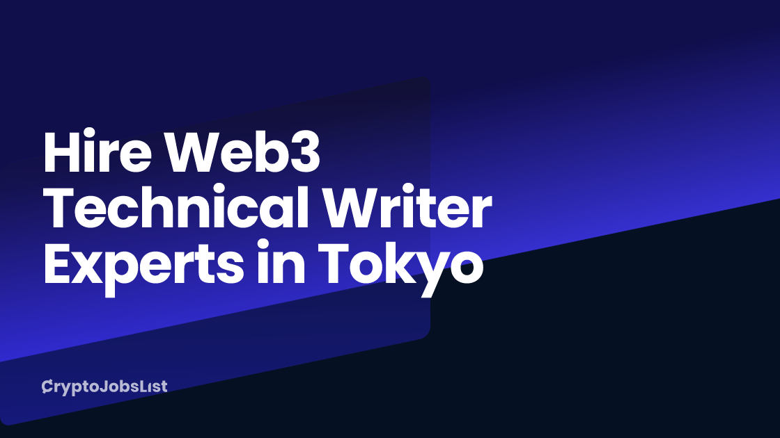 Hire Web3 Technical Writer Experts in Tokyo. 16 profiles - September 2024